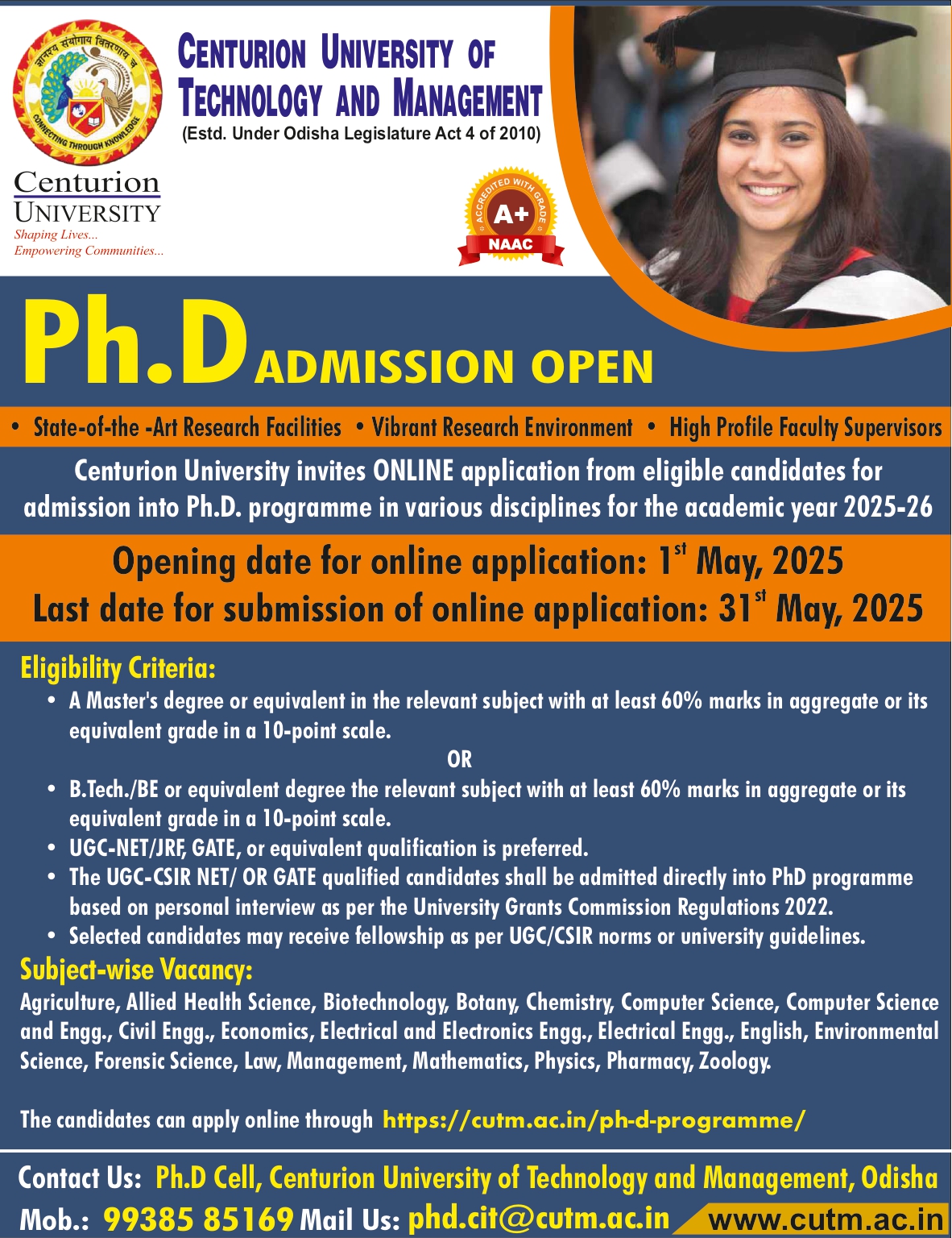 PH.D Programme - Centurion
